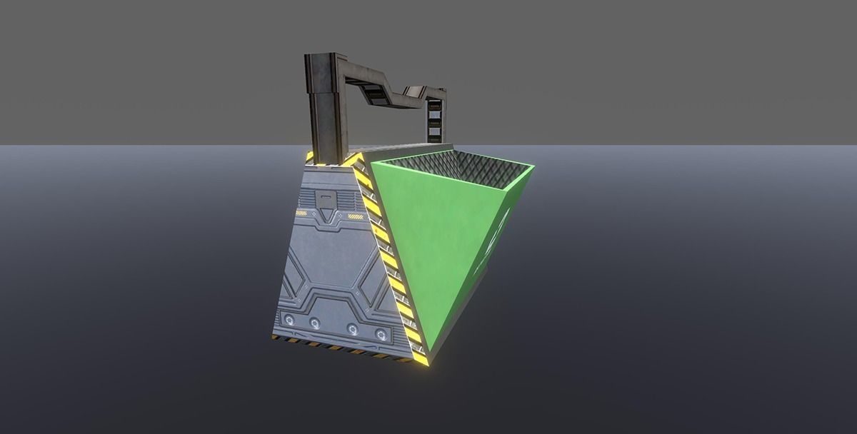 3D model Futuristic Space Props VR / AR / low-poly | CGTrader