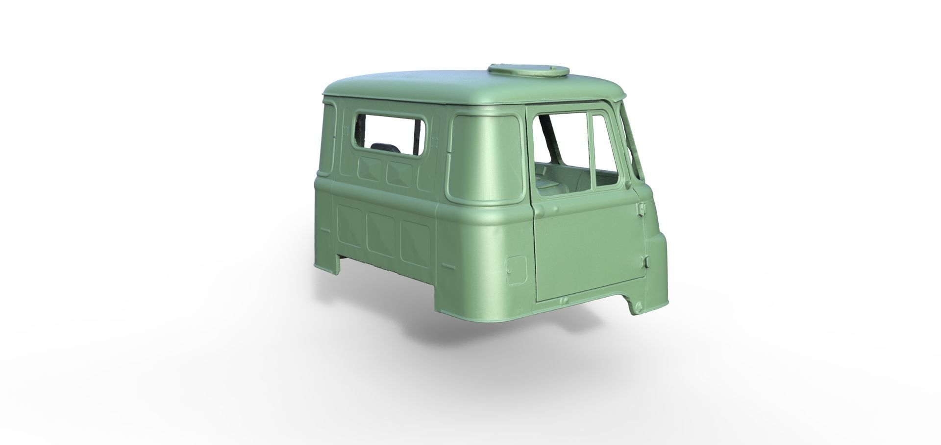 Truck Robur LO GDR NVA 4x4 Cab 3D model 3D printable | CGTrader