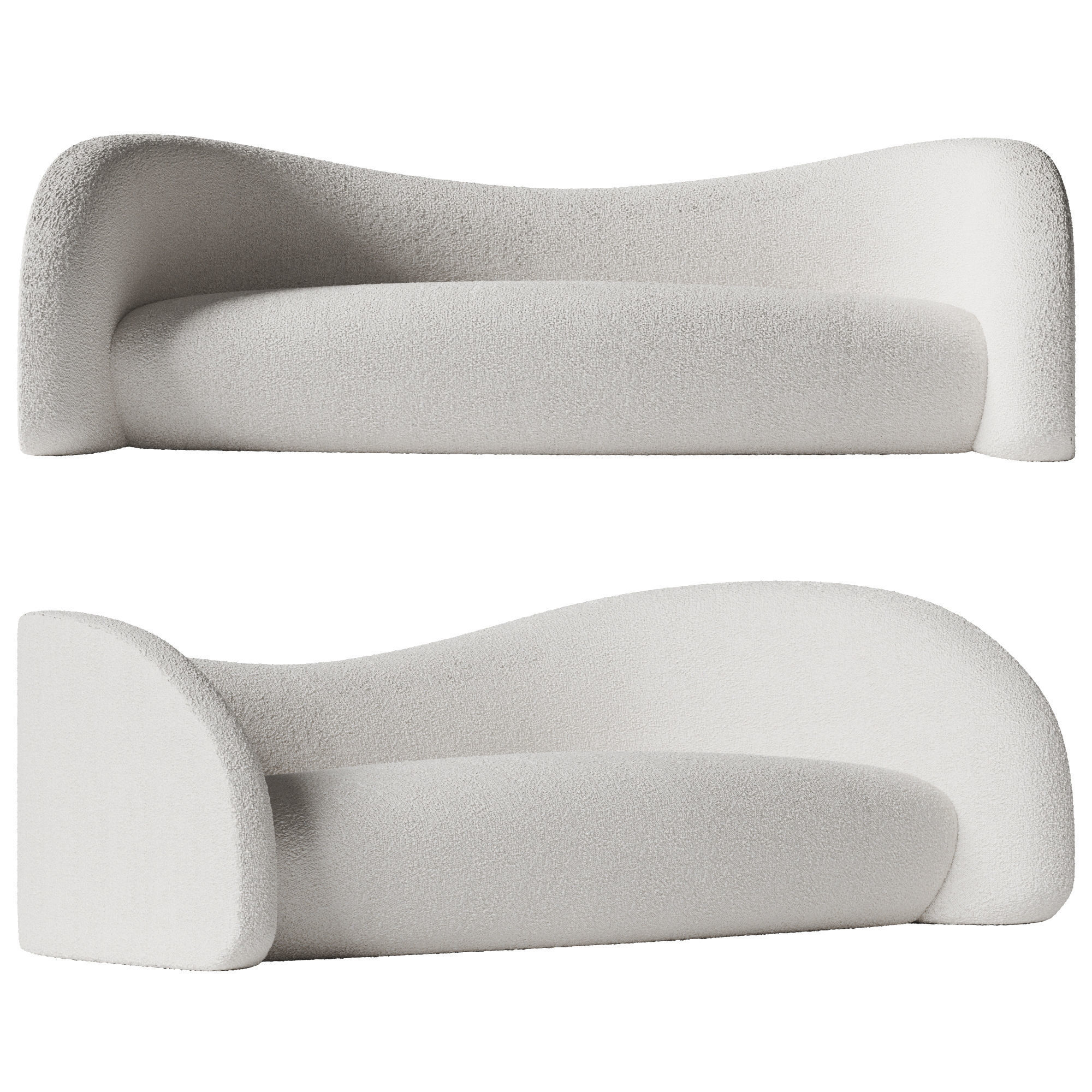 Domeau and Peres - Moon Sofa by Raphael Navot 3D model | CGTrader