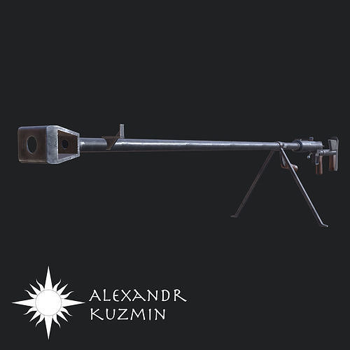 3D model PTRD-41 VR / AR / low-poly | CGTrader