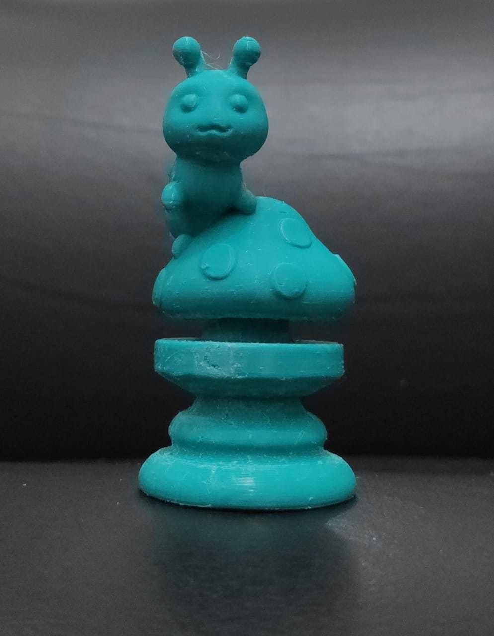 Alice Chess - Side A - Caterpillar - Rook 3D model 3D printable | CGTrader