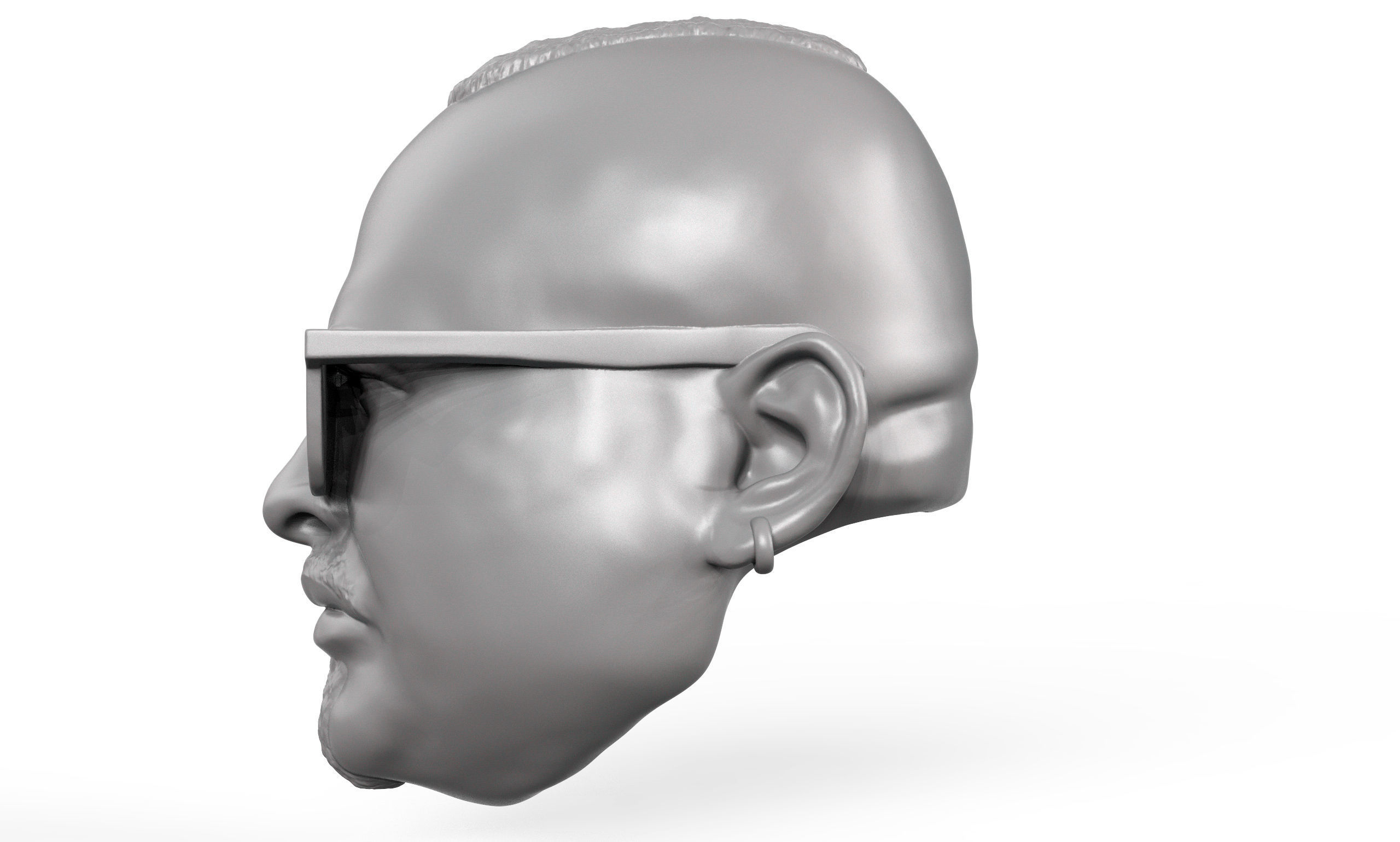 Bad Misfortune Fade 3D printable action figure head sculpt 3D model 3D ...