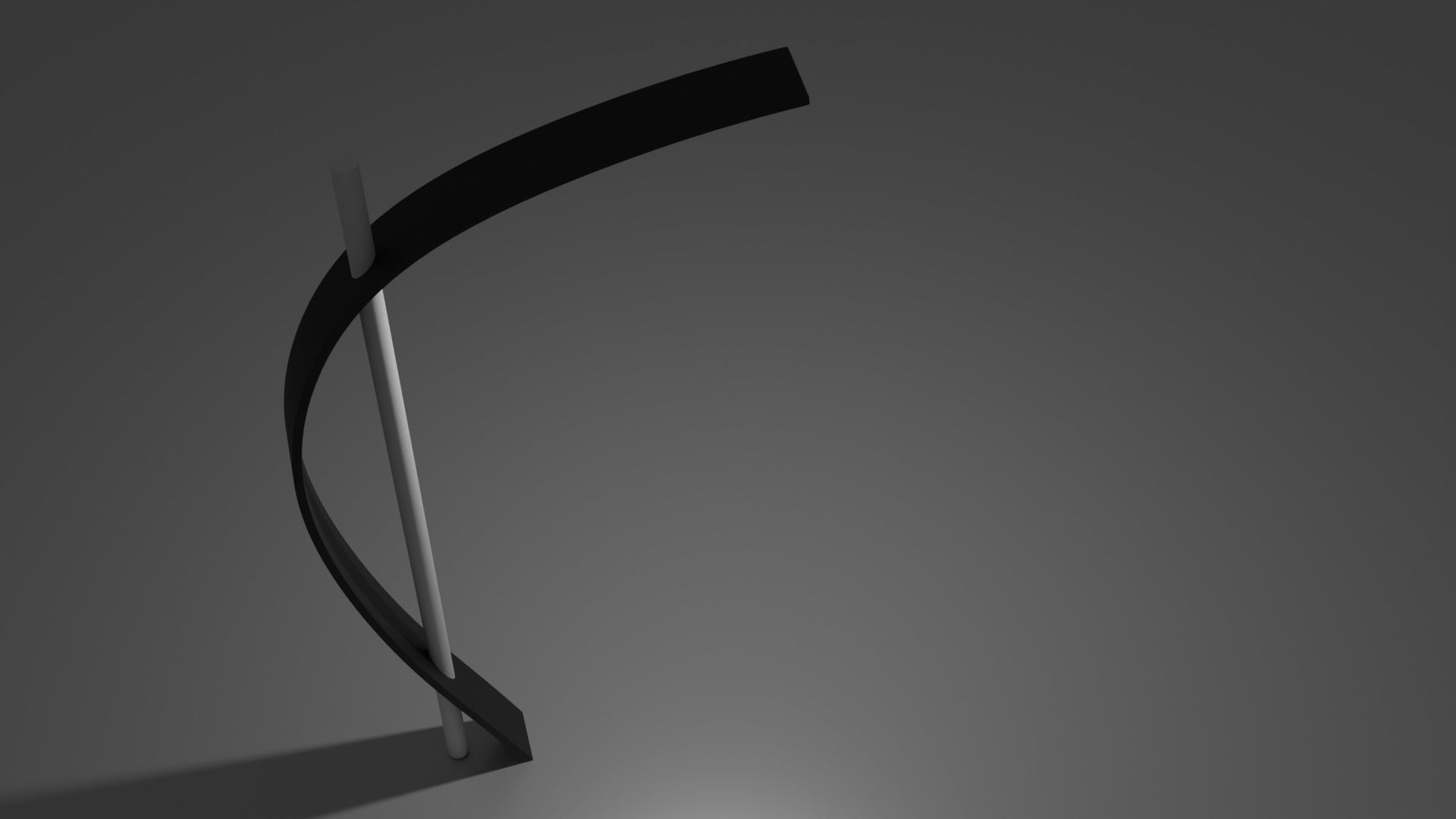 futuristic looking lamp post V2 3D model | CGTrader