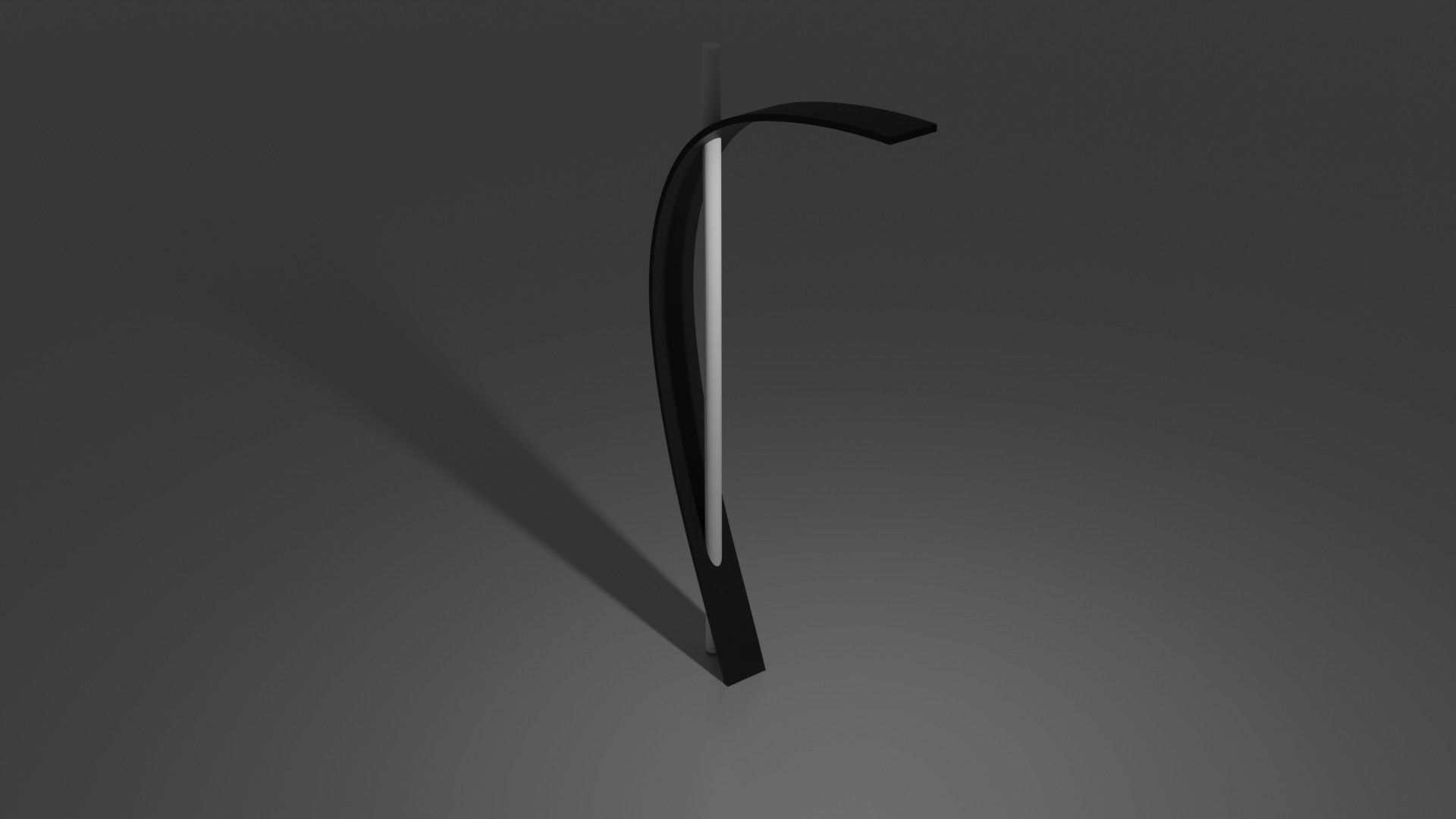 futuristic looking lamp post V2 3D model | CGTrader