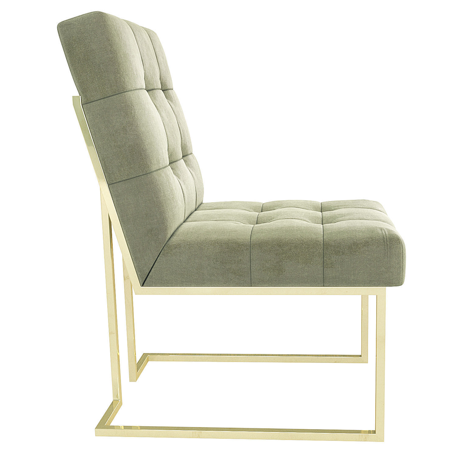 Goldfinger Dining Chair Jonathan Adler 3D model | CGTrader