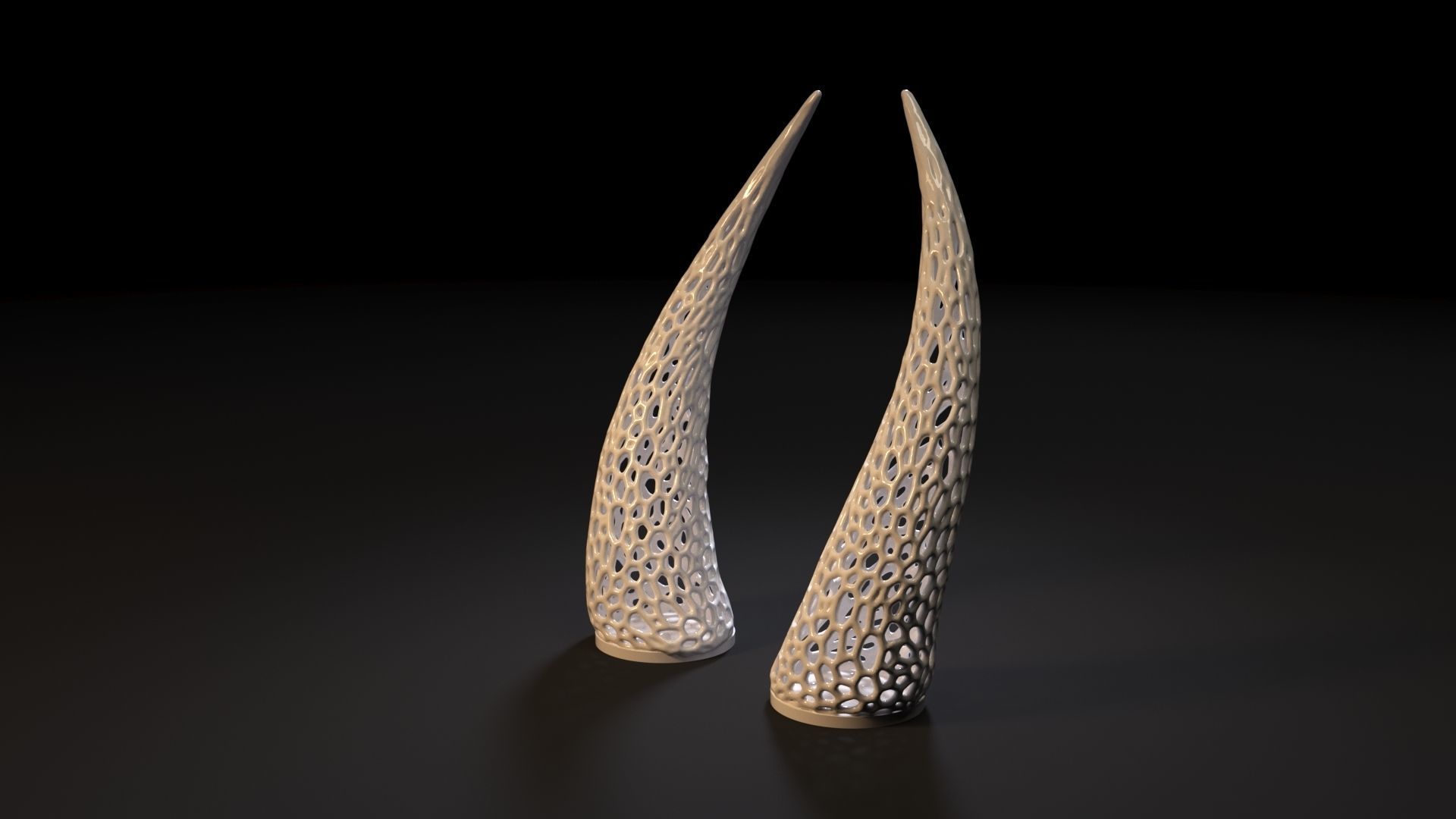 Horns 3D model 3D printable | CGTrader
