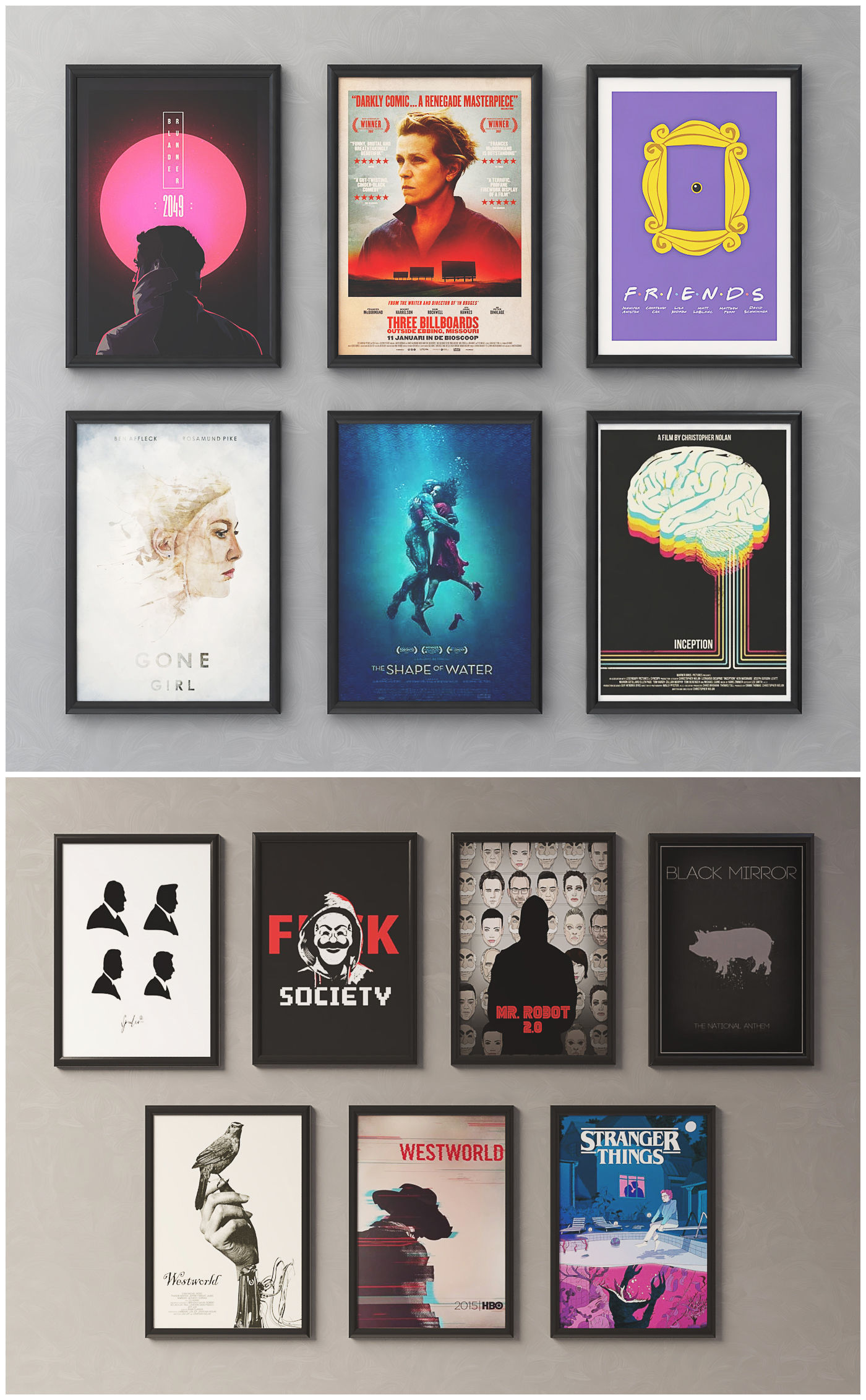Movie posters - 2 3D model | CGTrader