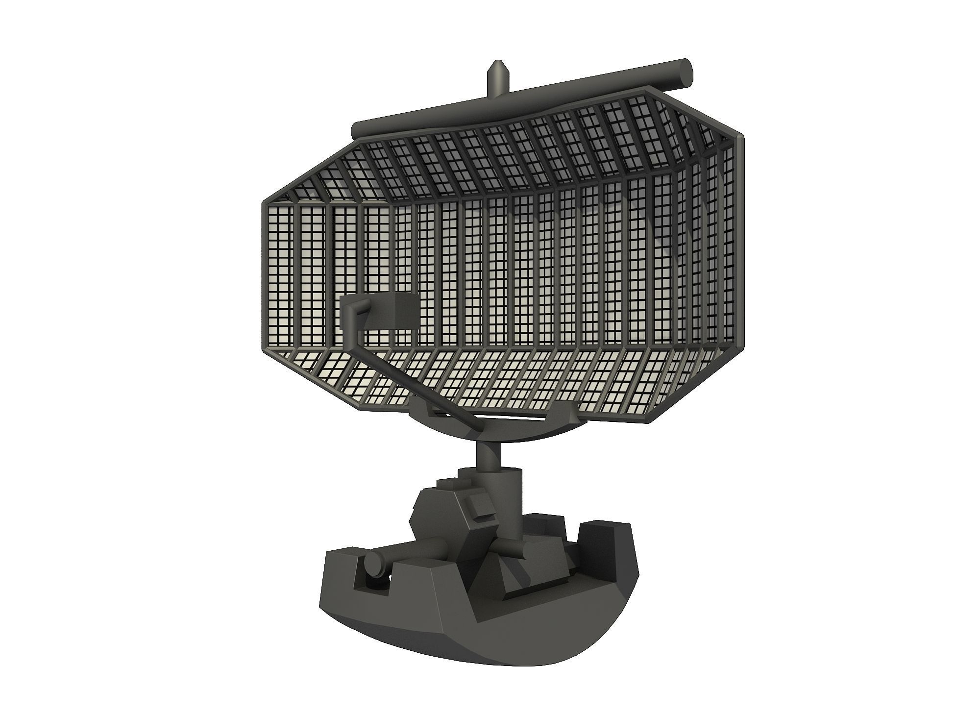 NAVAL SENSORS AND RADARS 3D model | CGTrader