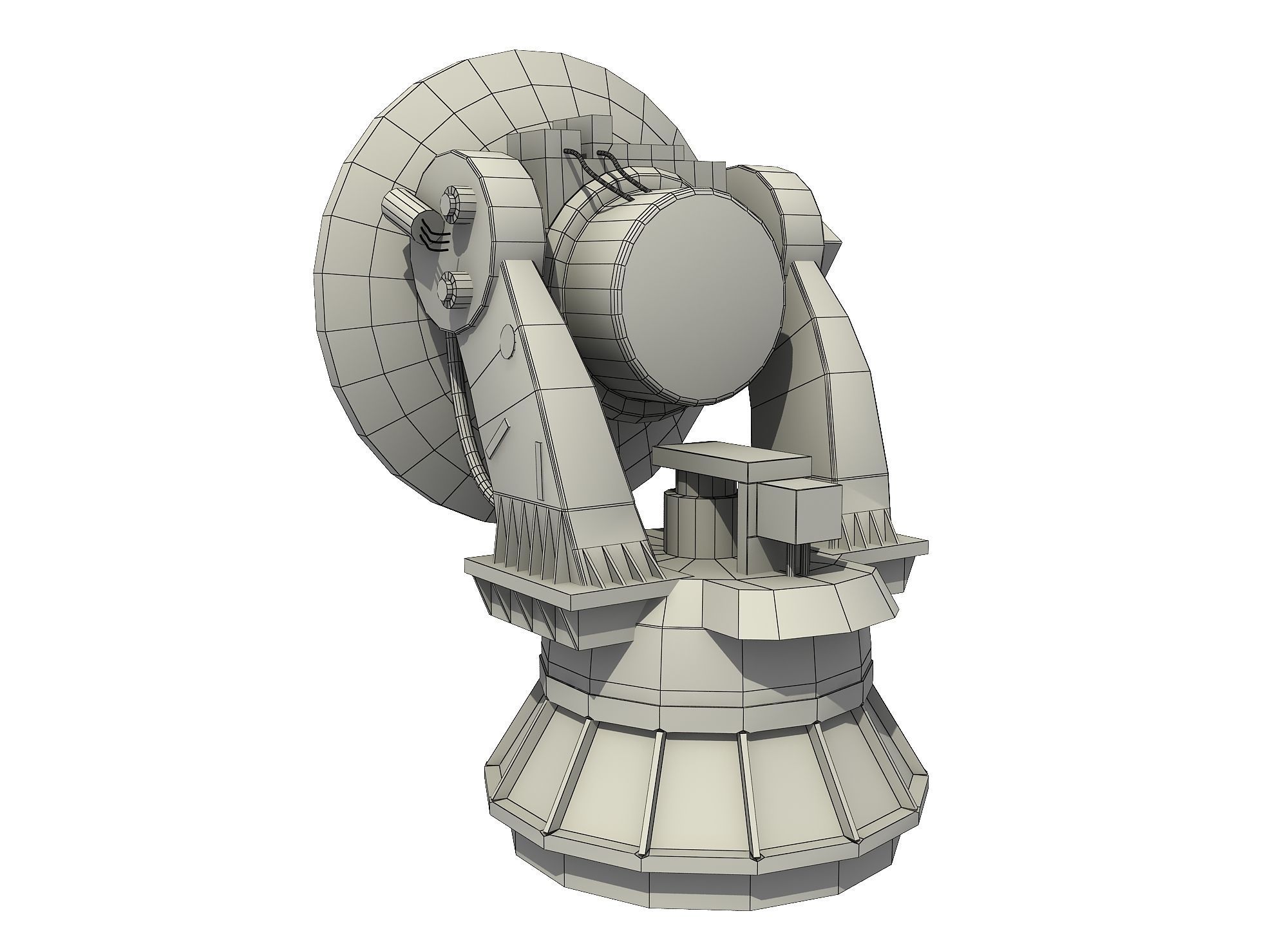 NAVAL SENSORS AND RADARS 3D model | CGTrader