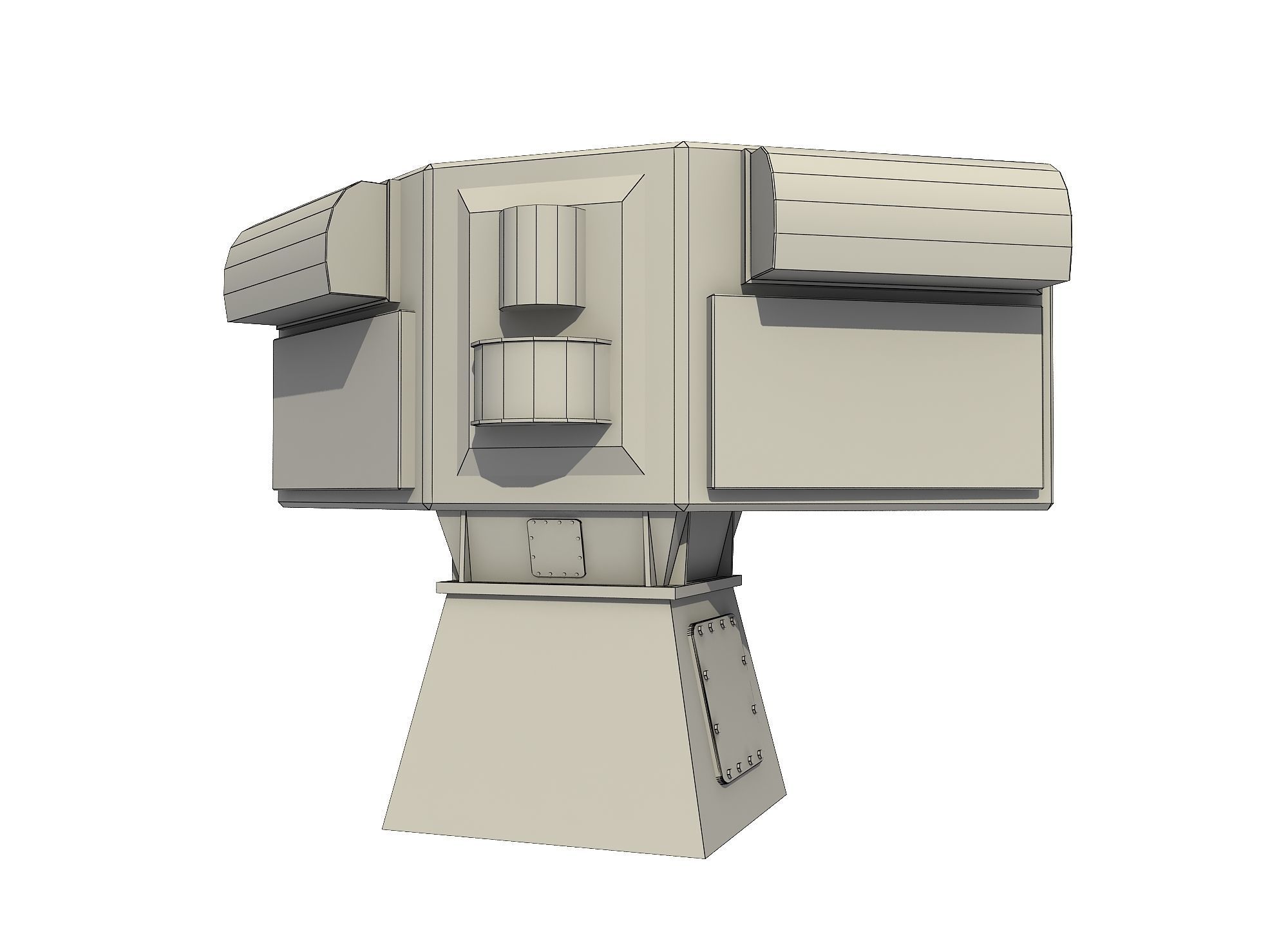 NAVAL SENSORS AND RADARS 3D model | CGTrader