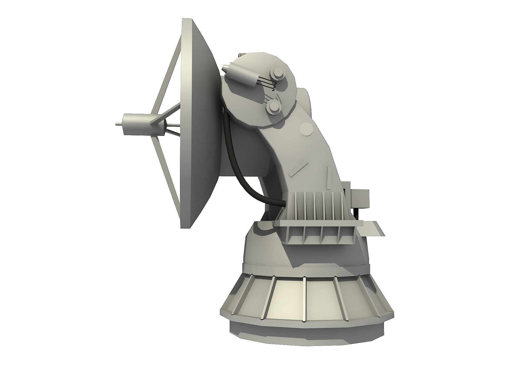 MK 92 STIR FIRE CONTROL RADAR 3D model | CGTrader