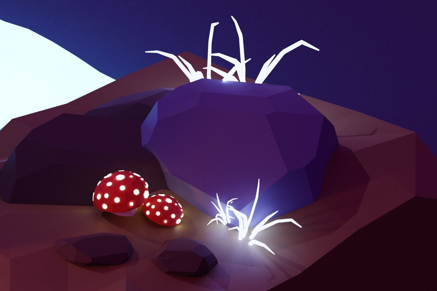 3D model low poly Gameasset1 VR / AR / low-poly | CGTrader