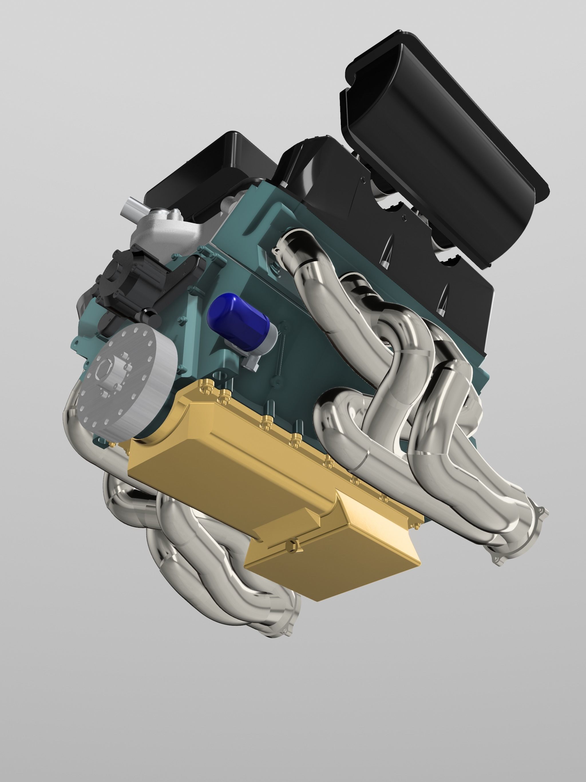 Holden Group A Walkinshaw 304 V8 Engine Commodore VL 3D model 3D ...