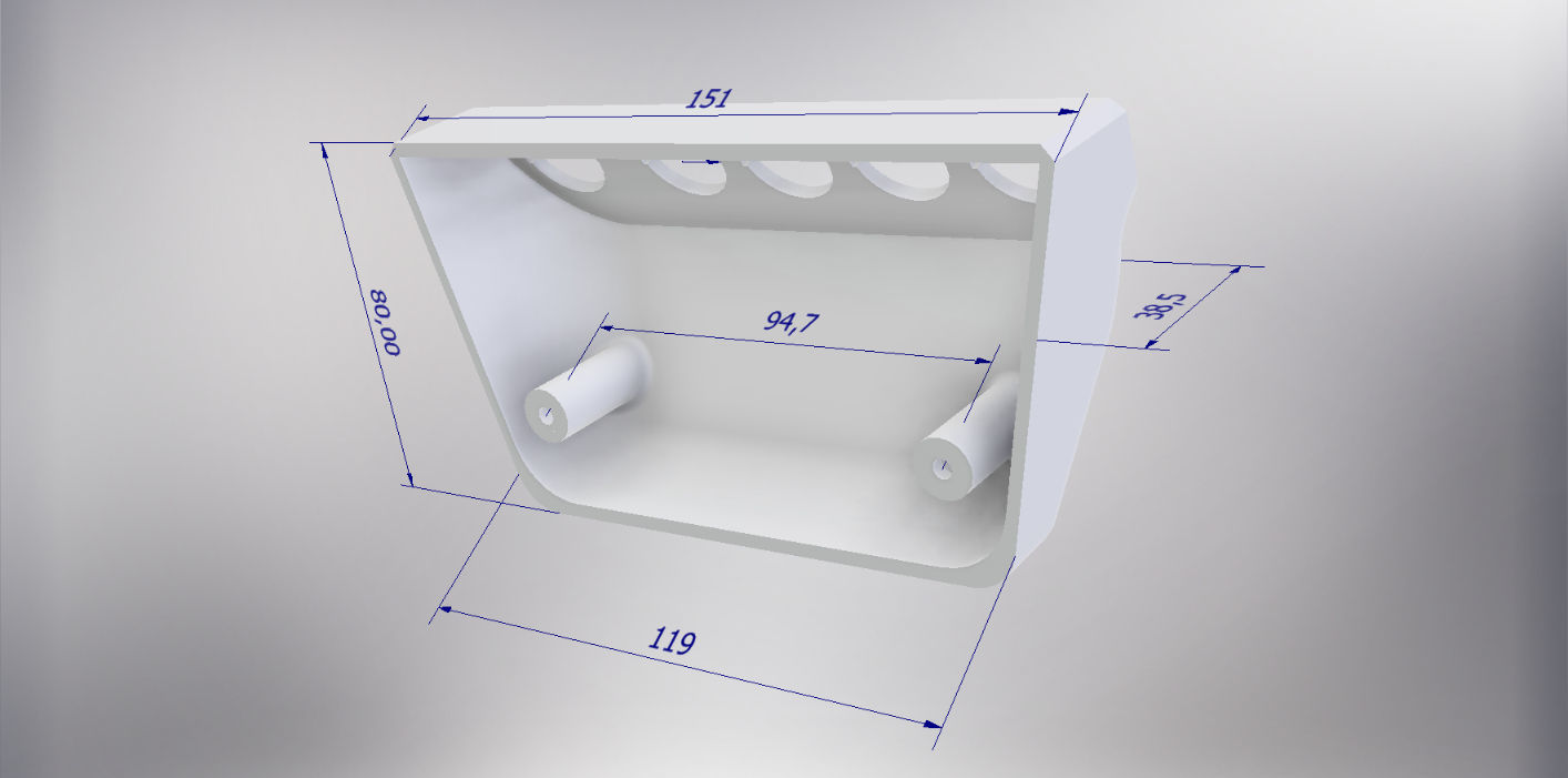 5 Button - Switch Panel 3D model 3D printable | CGTrader