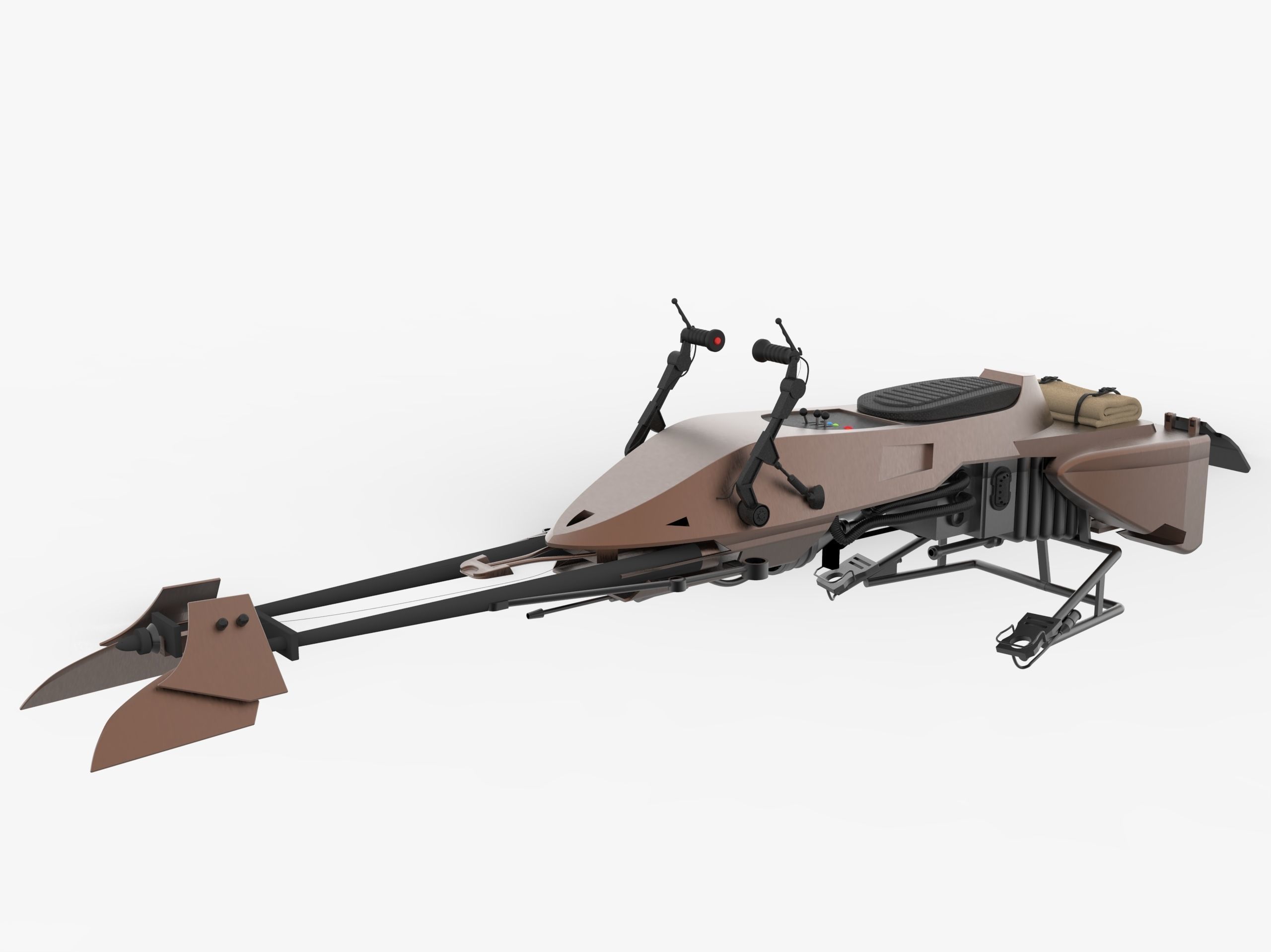 Imperial Speeder Bike from Star Wars 3D model | CGTrader