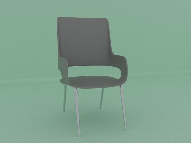 Modern Chair for exterior and interior 3D model | CGTrader