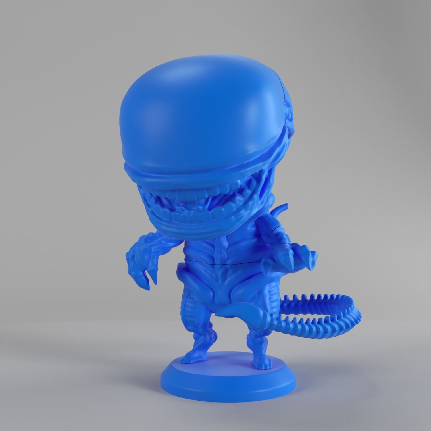 3Dprintstores ALIEN Xenomorph Chibi Ready To Print 3D model 3D model 3D ...
