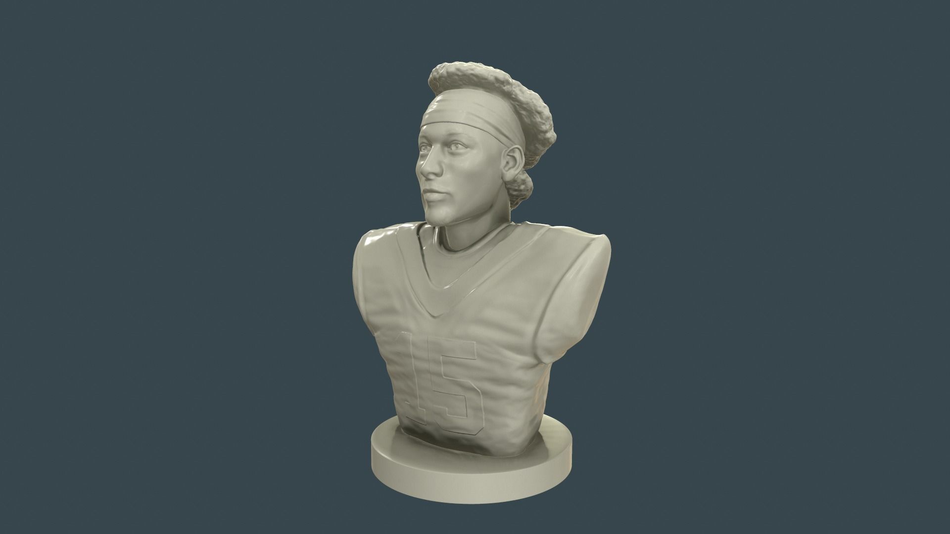 Patrick Mahomes 3D model 3D printable | CGTrader
