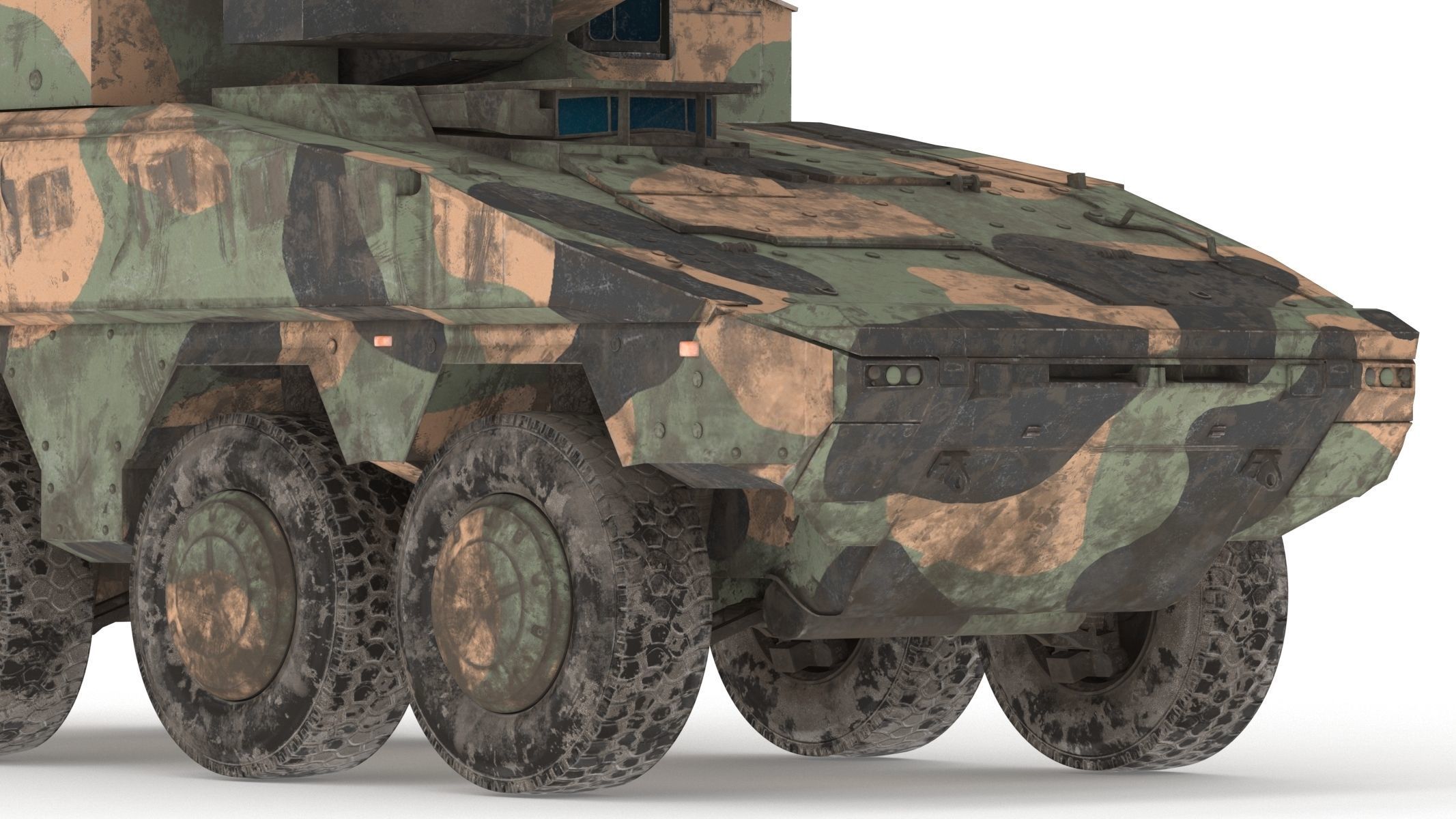 3D model Boxer MRAV Low Poly VR / AR / low-poly | CGTrader