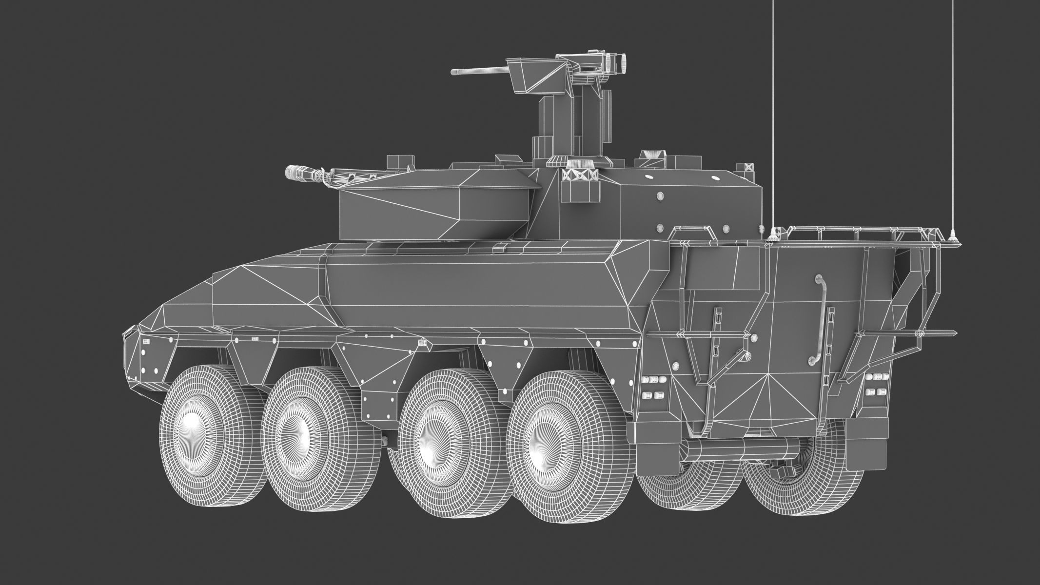 3D model Boxer MRAV Low Poly VR / AR / low-poly | CGTrader