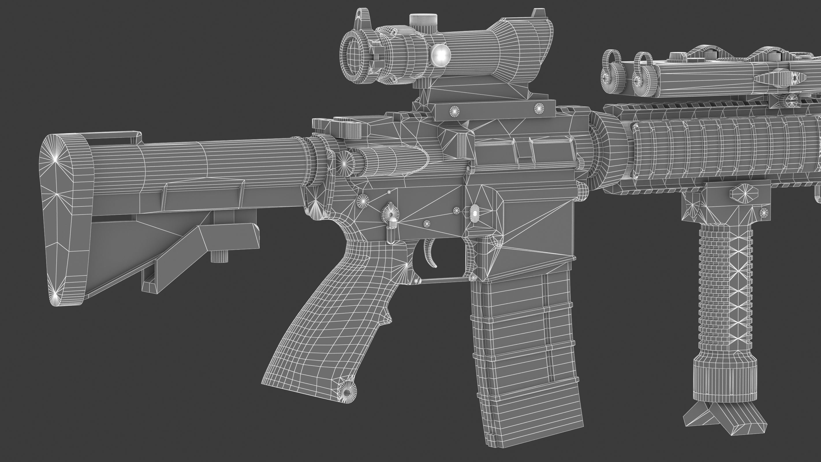 3D model Colt Canada C8SFW Low Poly VR / AR / low-poly | CGTrader