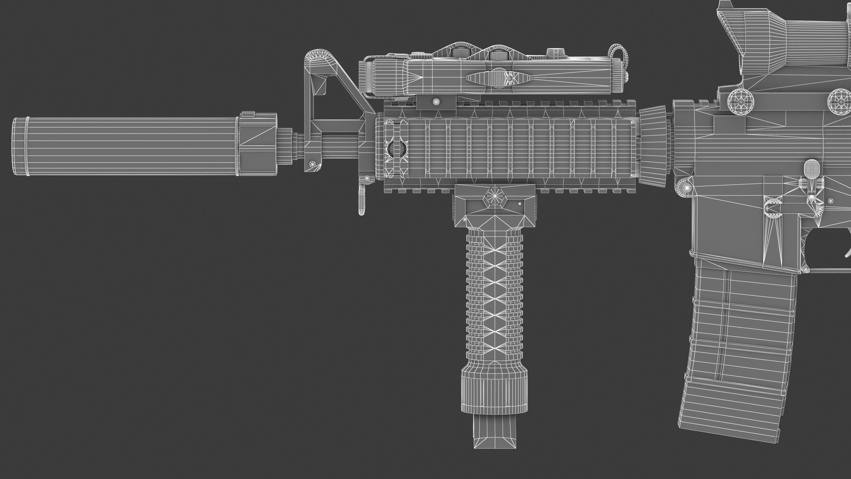 3D model Colt Canada C8SFW Low Poly VR / AR / low-poly | CGTrader