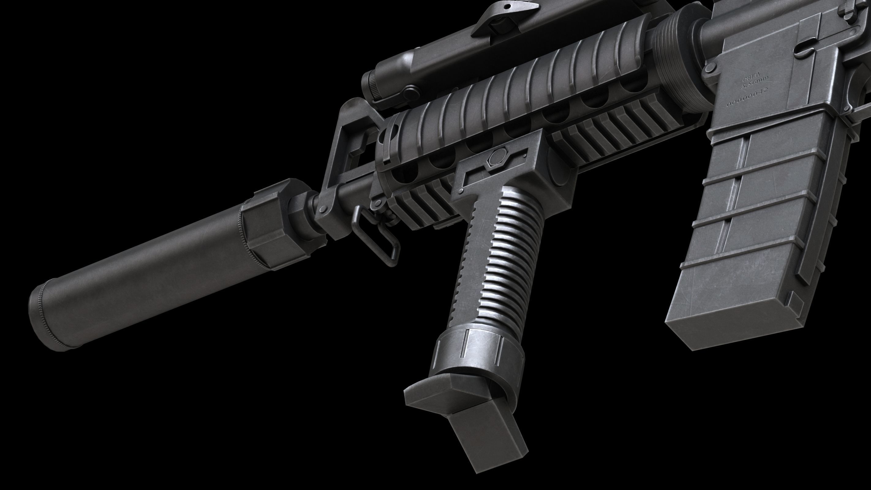 3D model Colt Canada C8SFW Low Poly VR / AR / low-poly | CGTrader