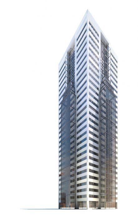 Modern Architectural Skyscraper 3D model | CGTrader
