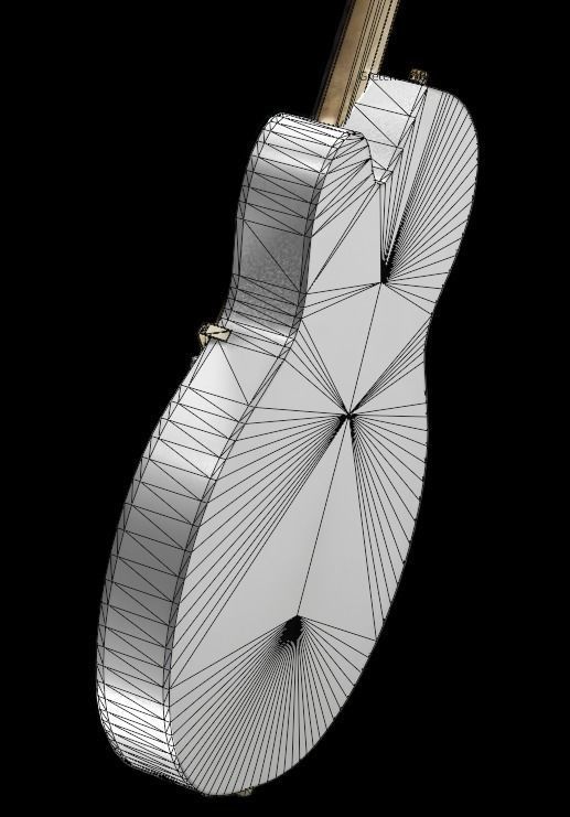 Guitar G-String 3D model | CGTrader