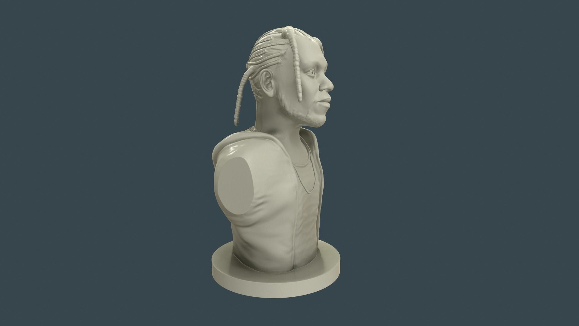 Kendrick Lamar 3D model 3D printable | CGTrader