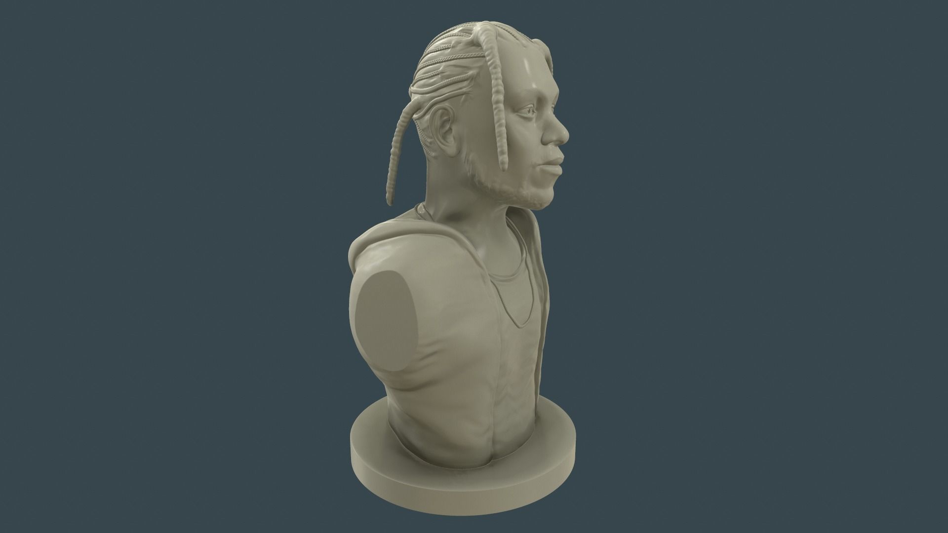 Kendrick Lamar 3D model 3D printable | CGTrader