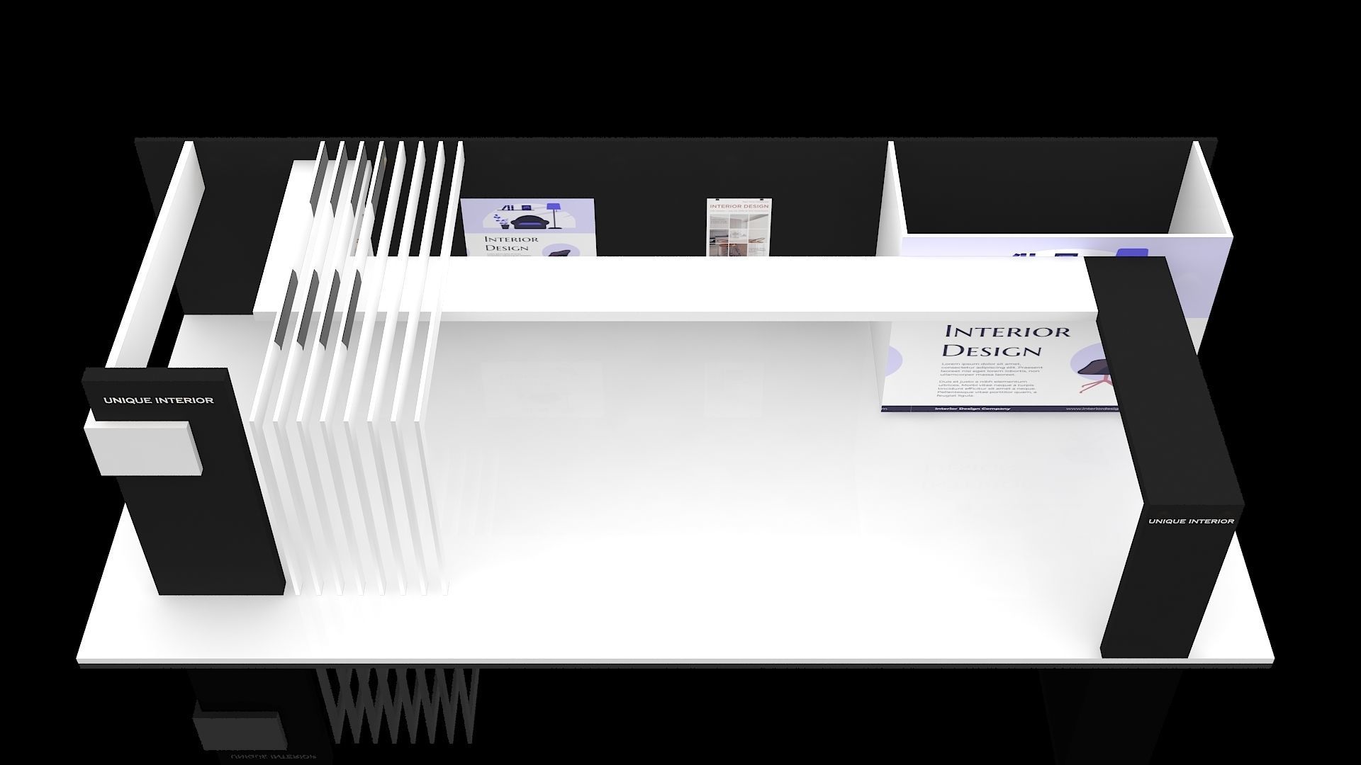 3d Exhibition Stall Design 3D model 3D printable | CGTrader