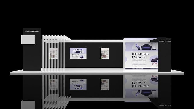 3d Exhibition Stall Design 3D model 3D printable | CGTrader