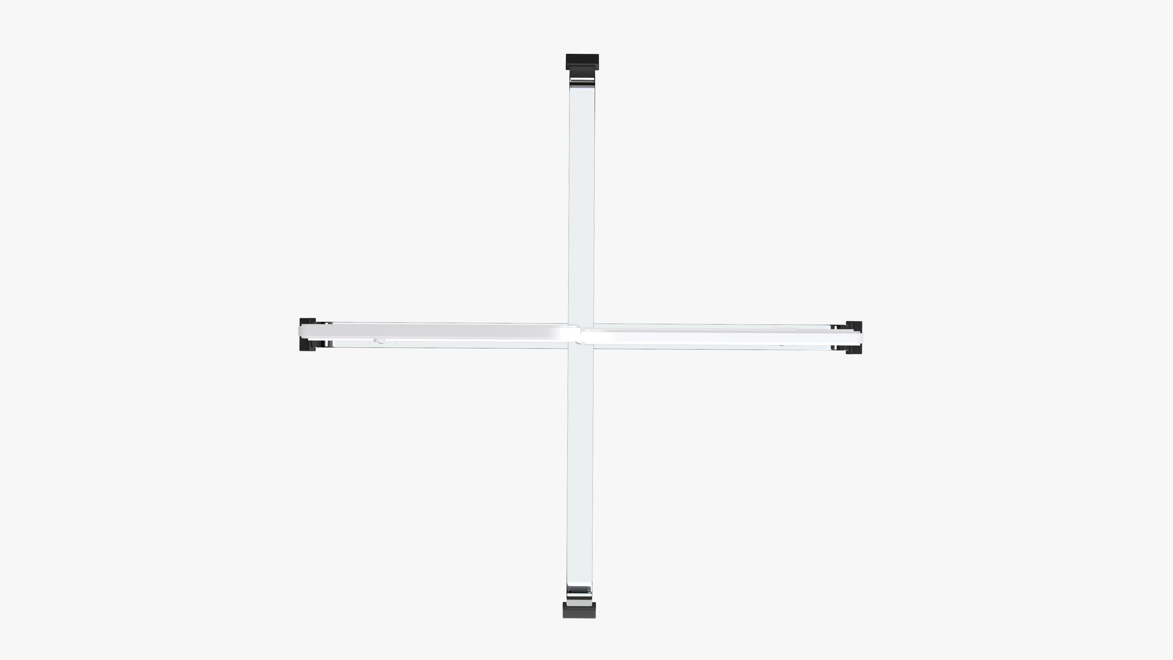 Emergency car sign white 3D model | CGTrader