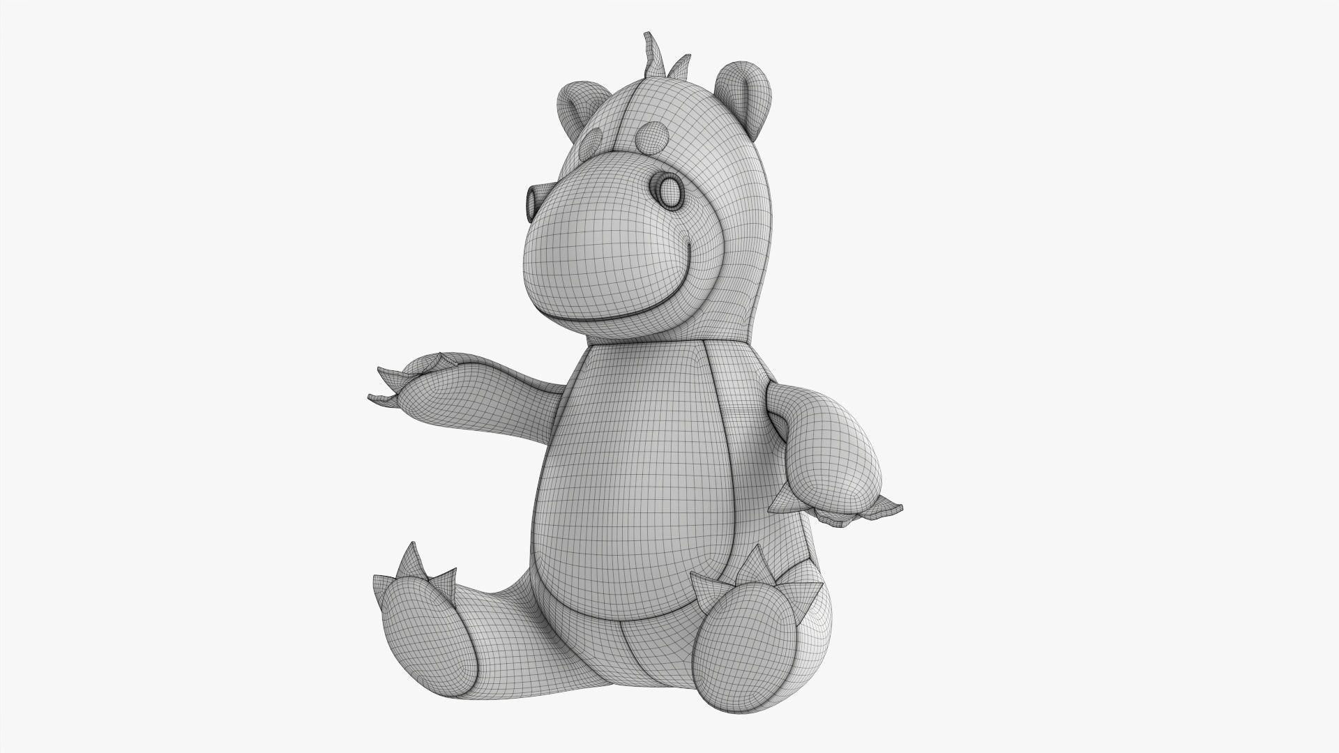 Dragon toy soft 3D model | CGTrader