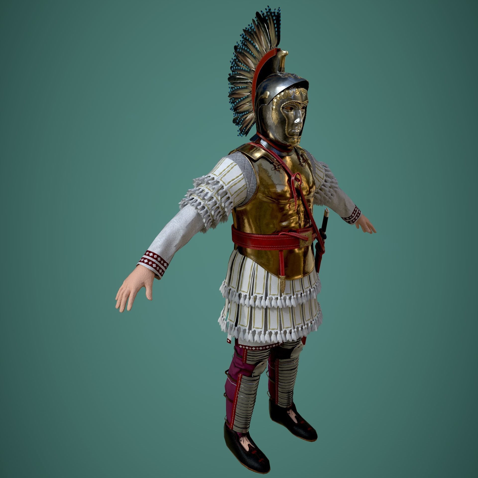 3D model Late Roman Musculata GAME READY VR / AR / low-poly | CGTrader