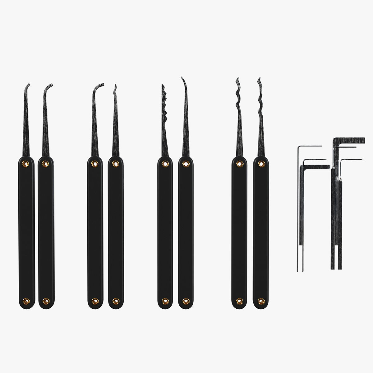 Lockpicks set 3D model | CGTrader