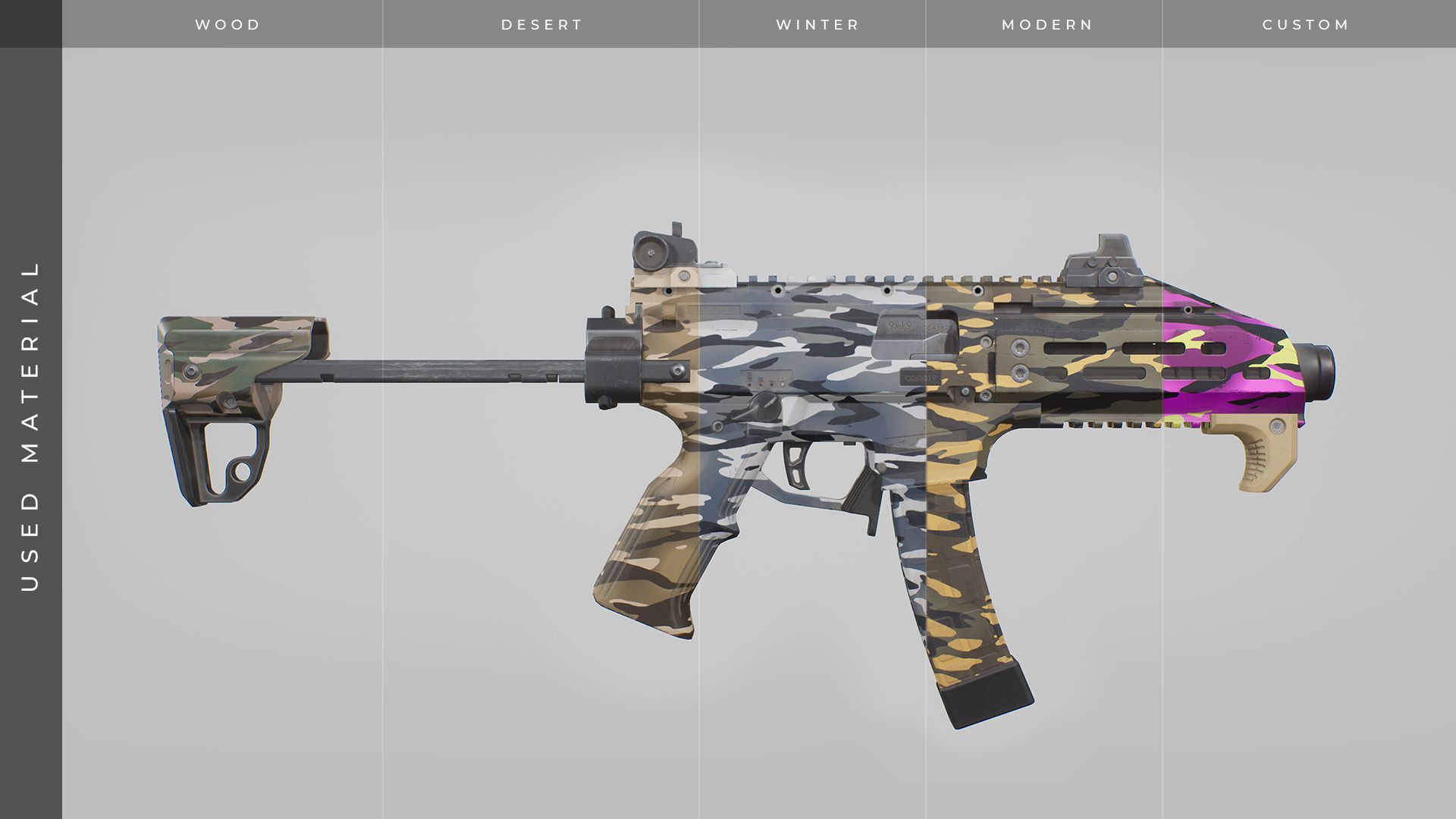 3D model Scorpion EVO 3 A1 - Animated FPS Weapon for Unreal Engine VR ...