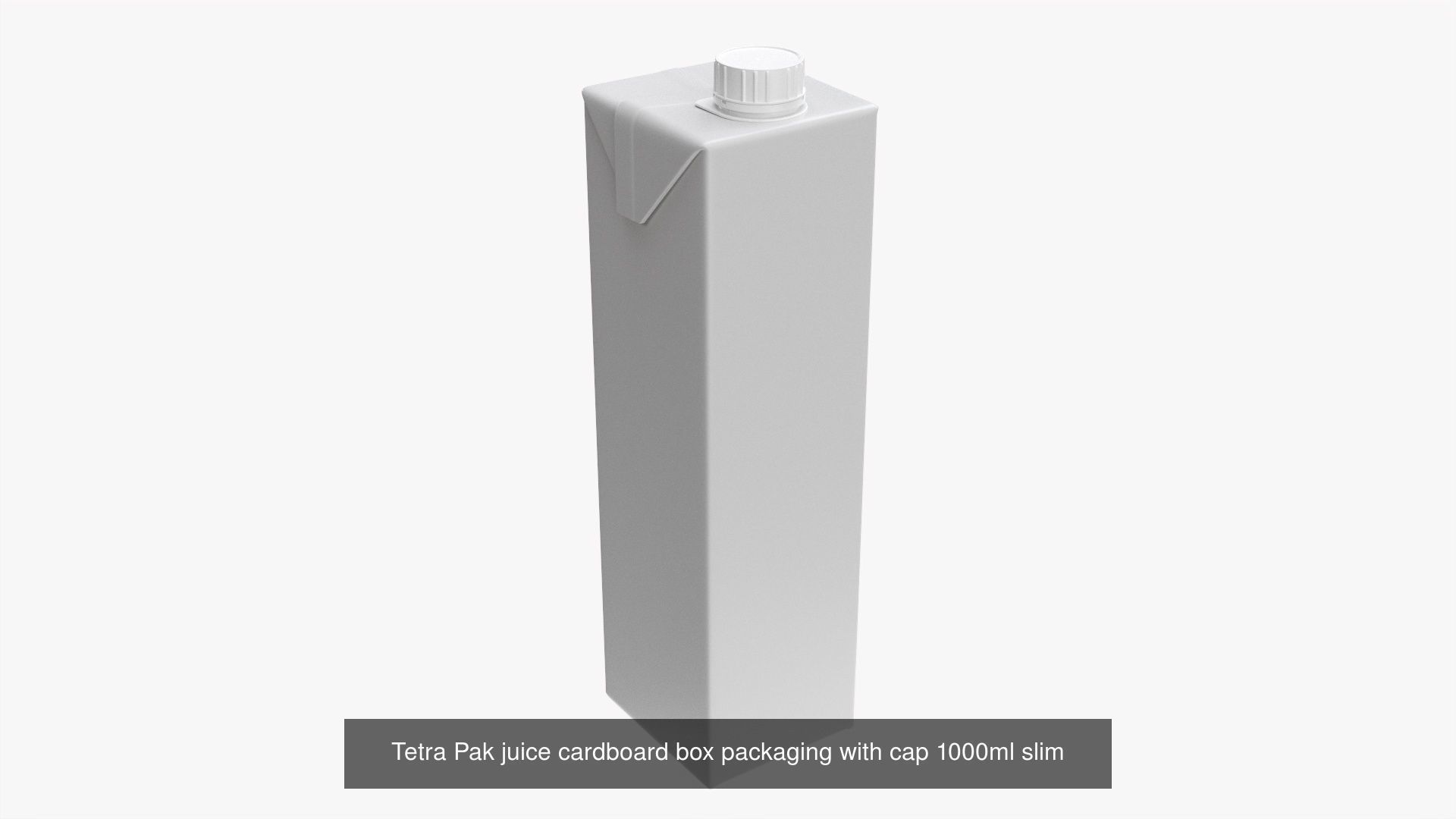 Tetra Pak cardboard box packaging with HeliCap 3D Model Collection ...