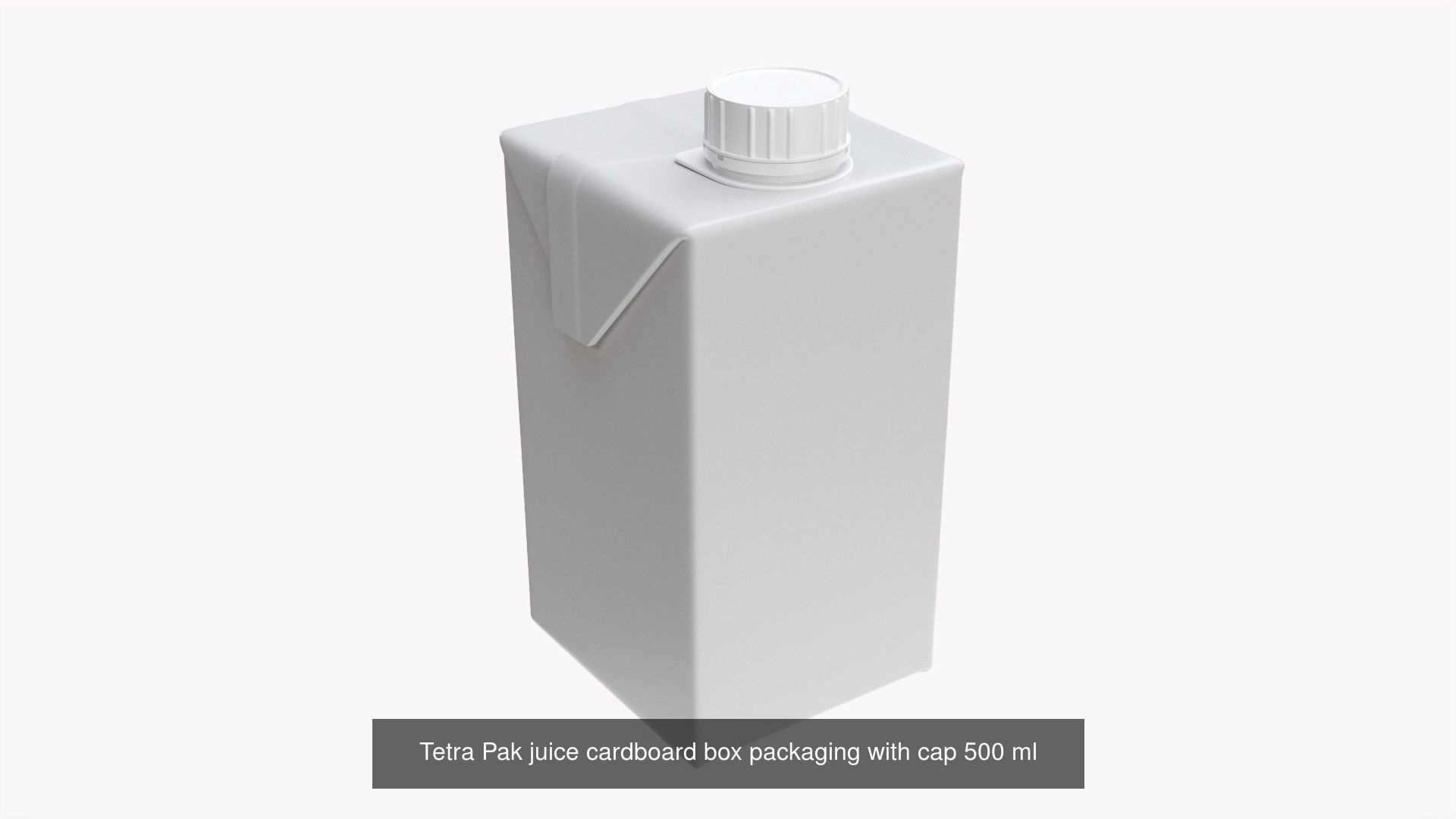 Tetra Pak cardboard box packaging with HeliCap 3D Model Collection ...