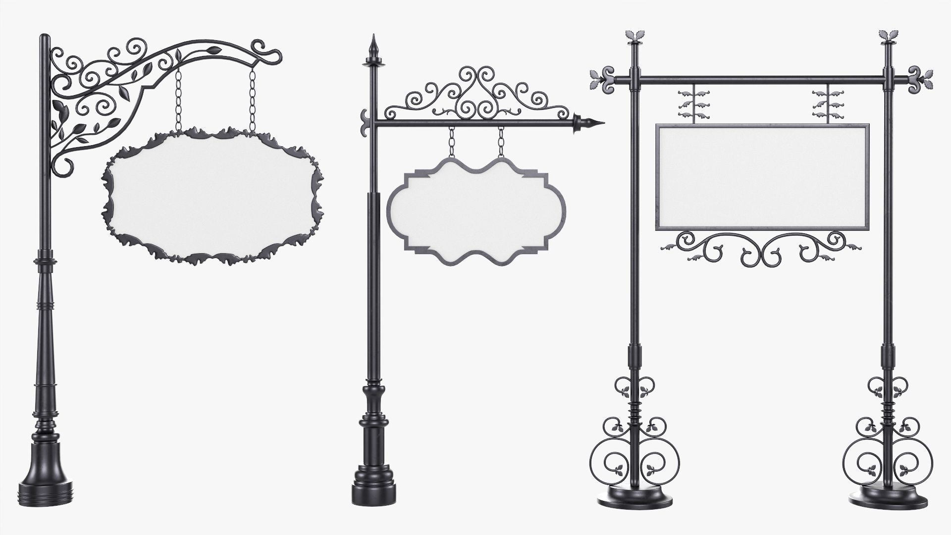 Forged columns 3D Model Collection | CGTrader