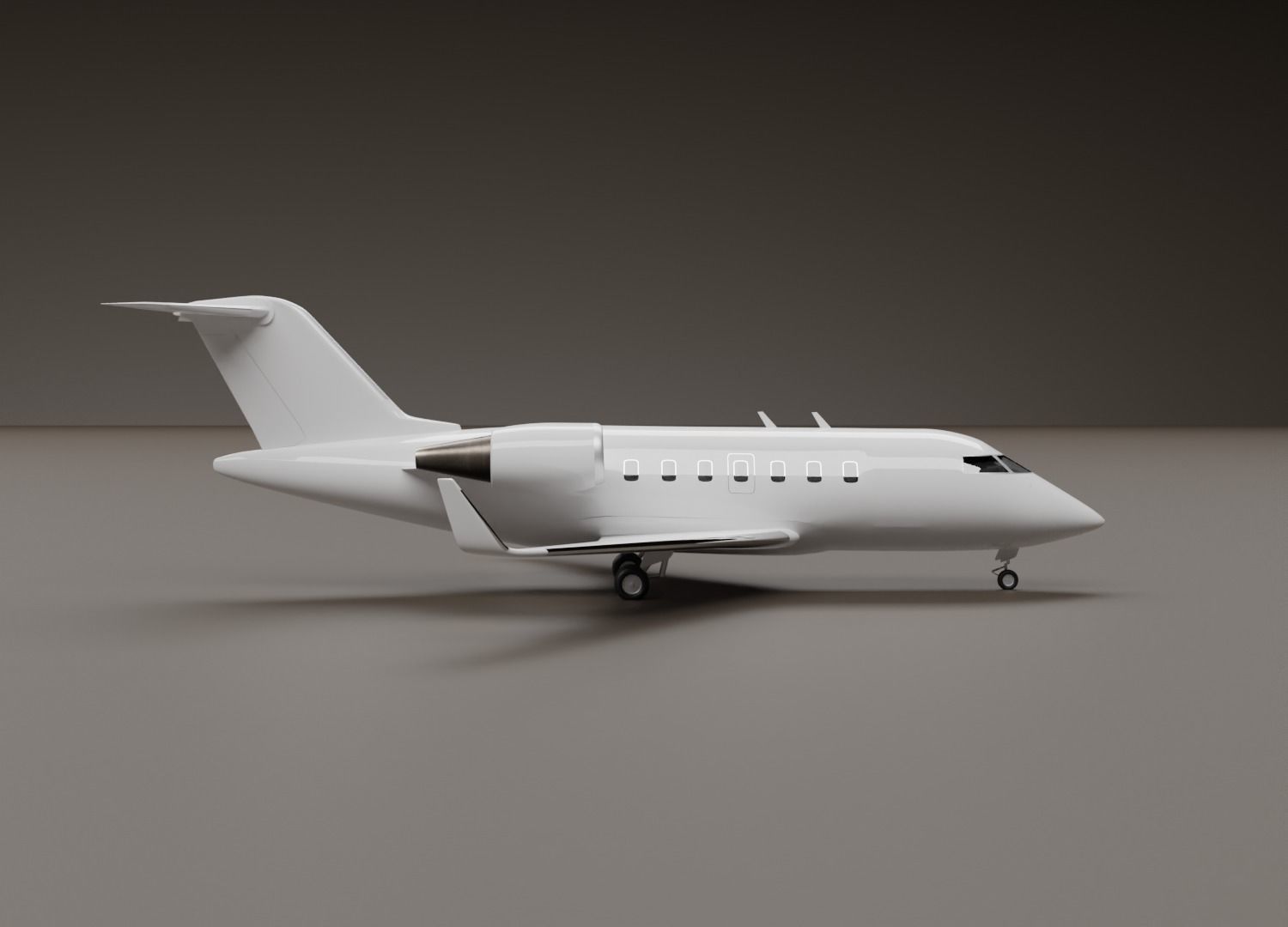 Bombardier Challenger 650 3D model | CGTrader
