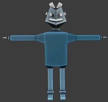 Robot free VR / AR / low-poly 3D model animated rigged | CGTrader