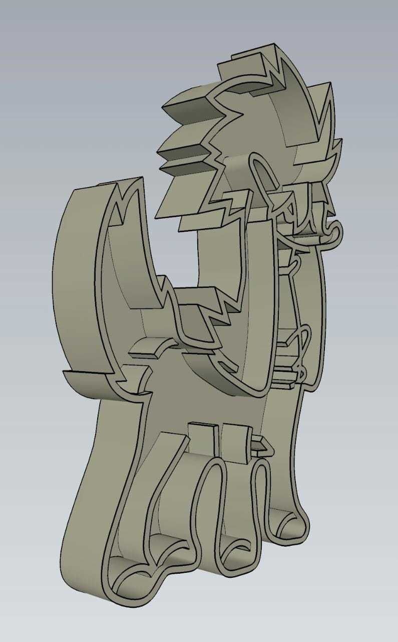 Amazing Pokemon Furfrou Cookie Cutter Stamp Cake Decorating 3D model ...