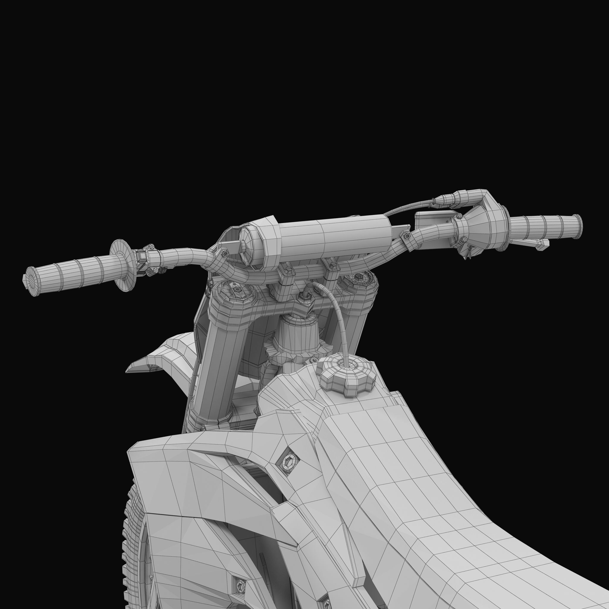 KAWASAKI KX250F 3D model | CGTrader