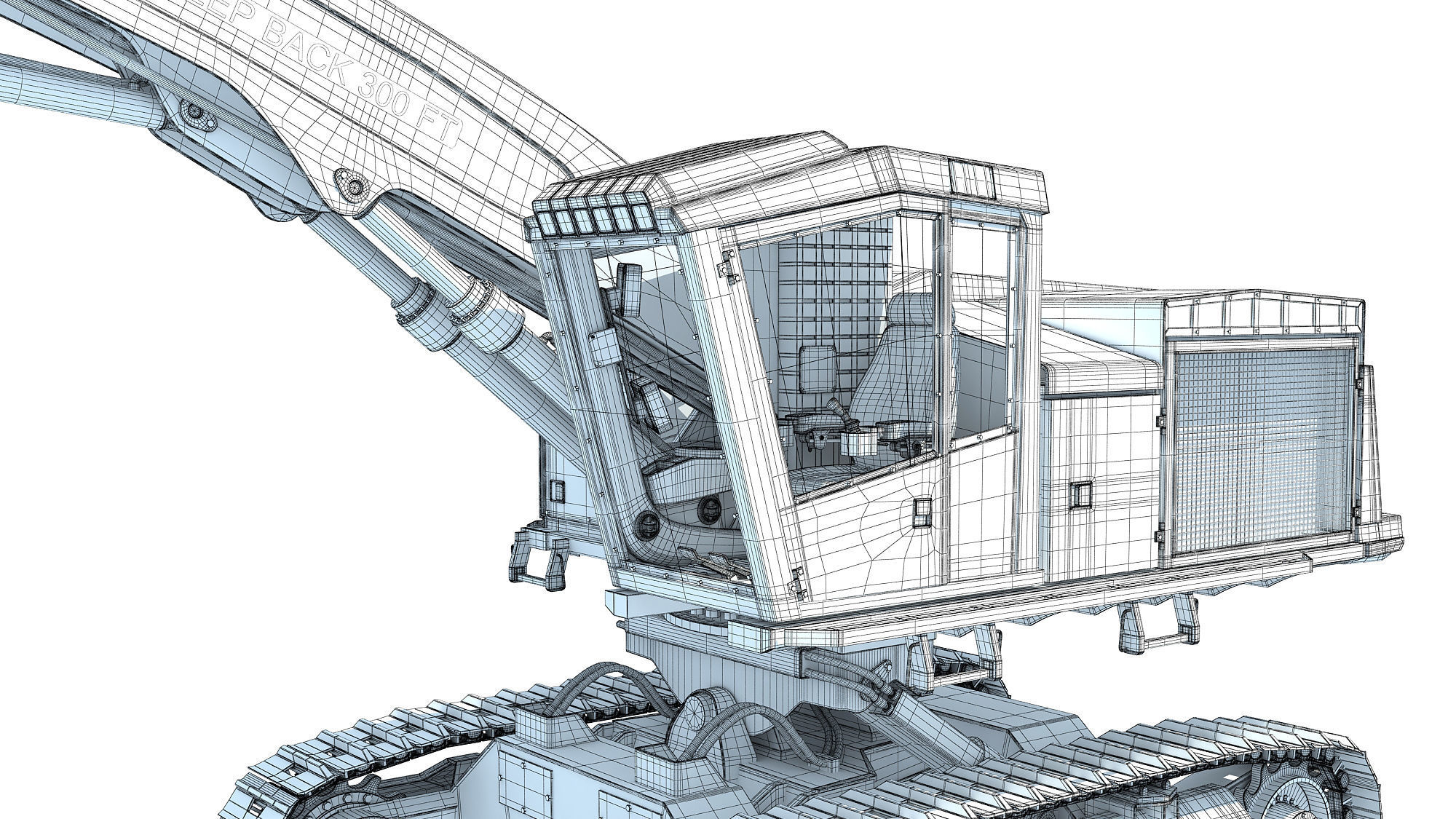 Tracked Forestry Harvester 3D model | CGTrader