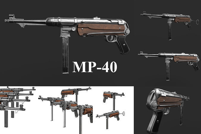 MP 40 3D model | CGTrader