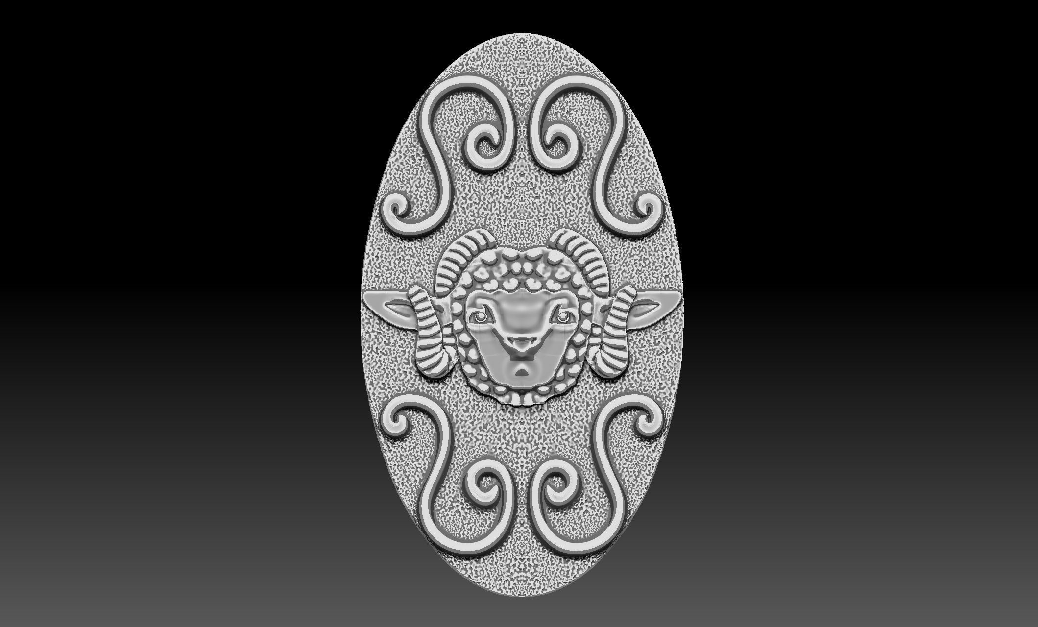 sheep relief 3D model 3D printable | CGTrader
