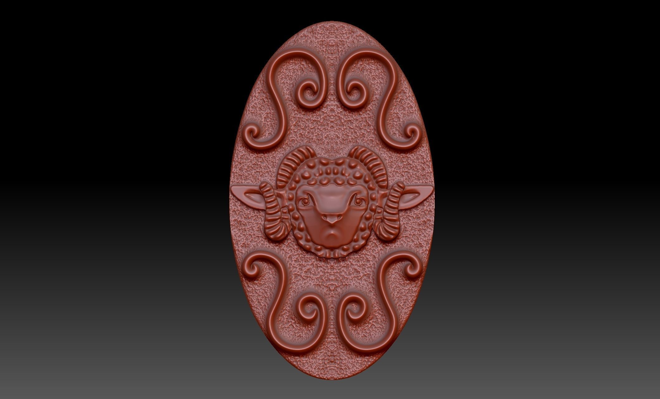 sheep relief 3D model 3D printable | CGTrader