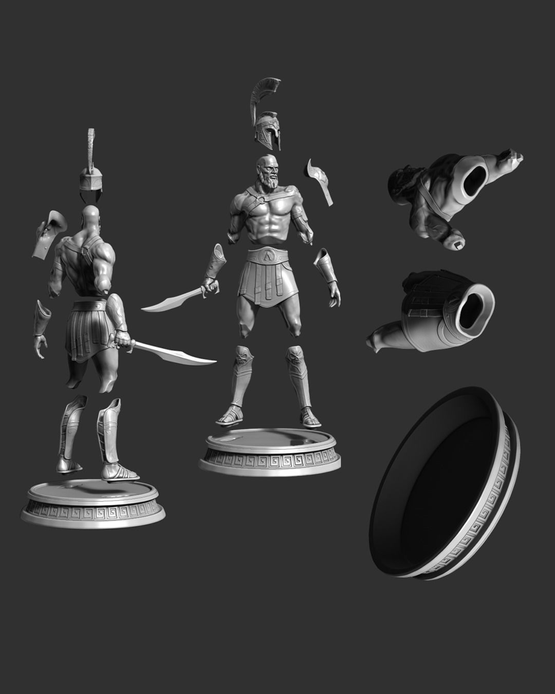 Spartan 3D model 3D printable | CGTrader